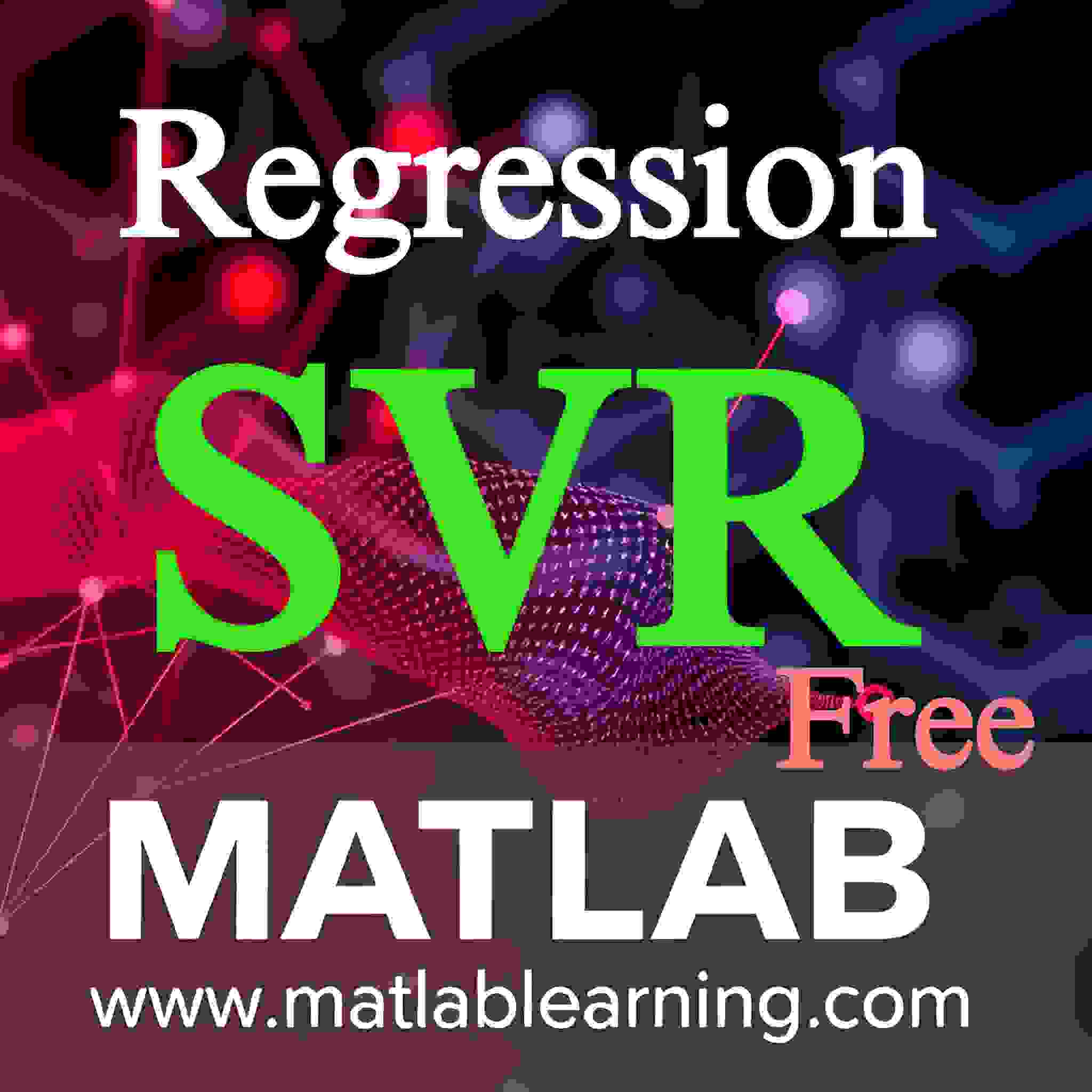 آموزش رایگان بردار پشتیبان رگرسیون (SVR) در متلب - MATLAB Learning - حسن سعادتمند